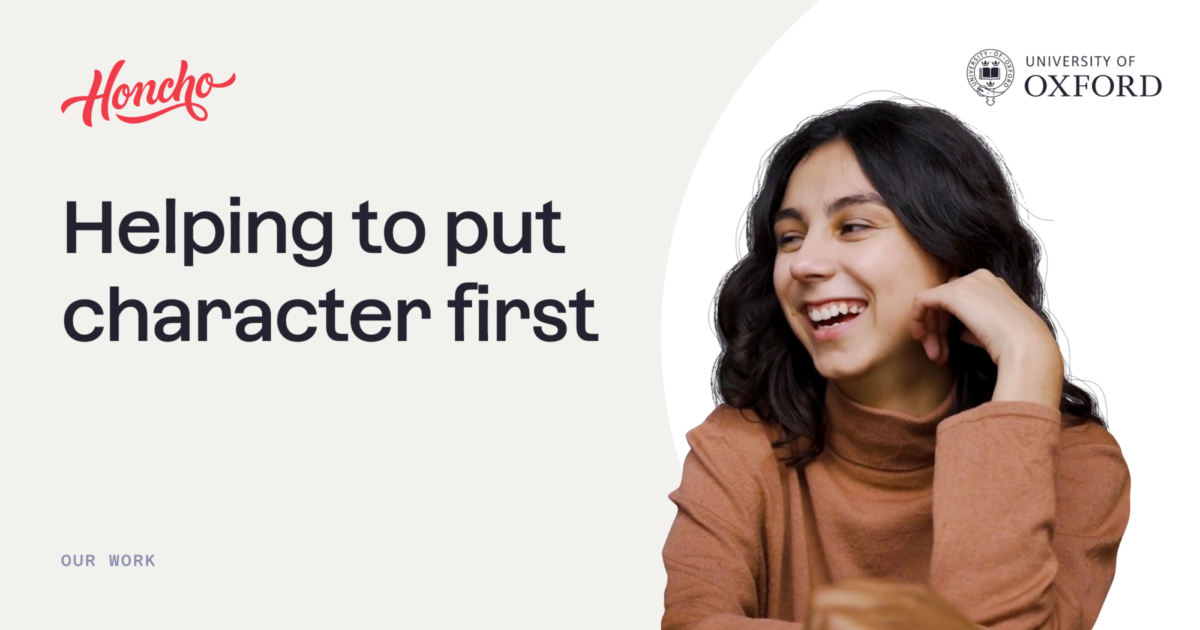 Oxford Character Project | A new generation of wise thinkers and good…